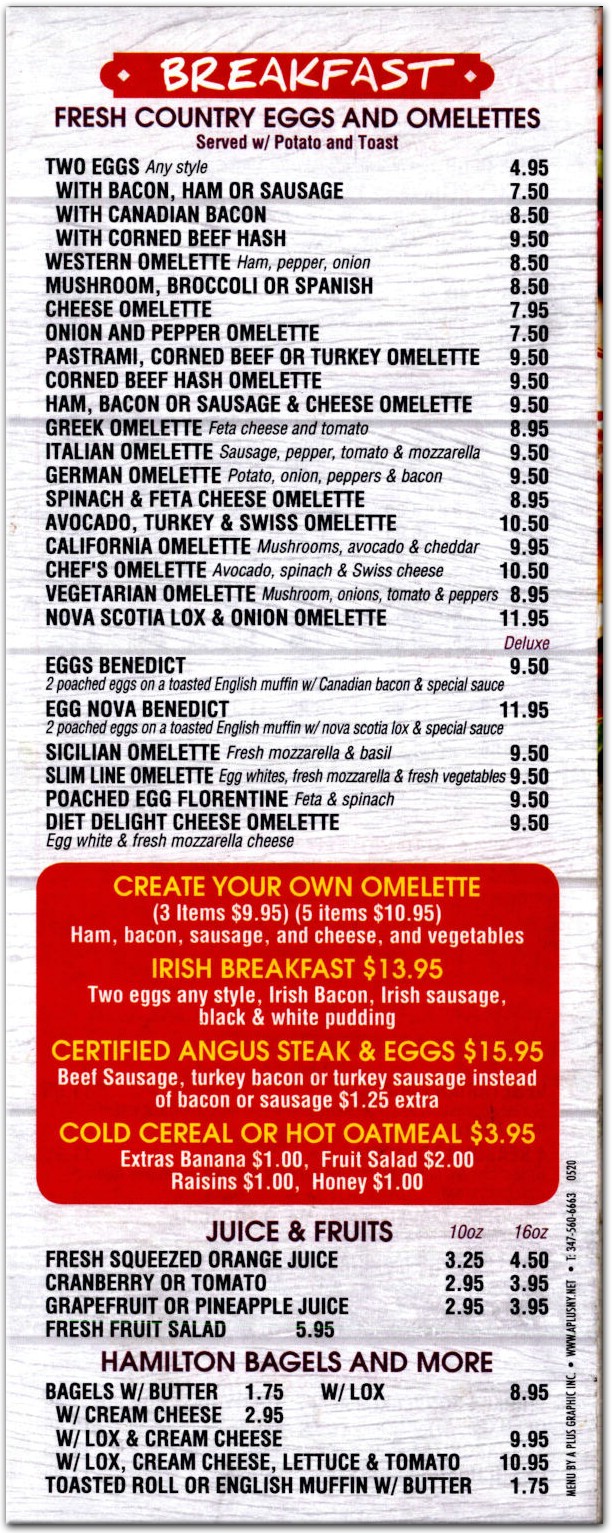 Fort Hamilton Diner in Brooklyn